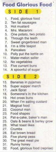 Food Glorious Food (cassette) | CRS Records Wiki | Fandom