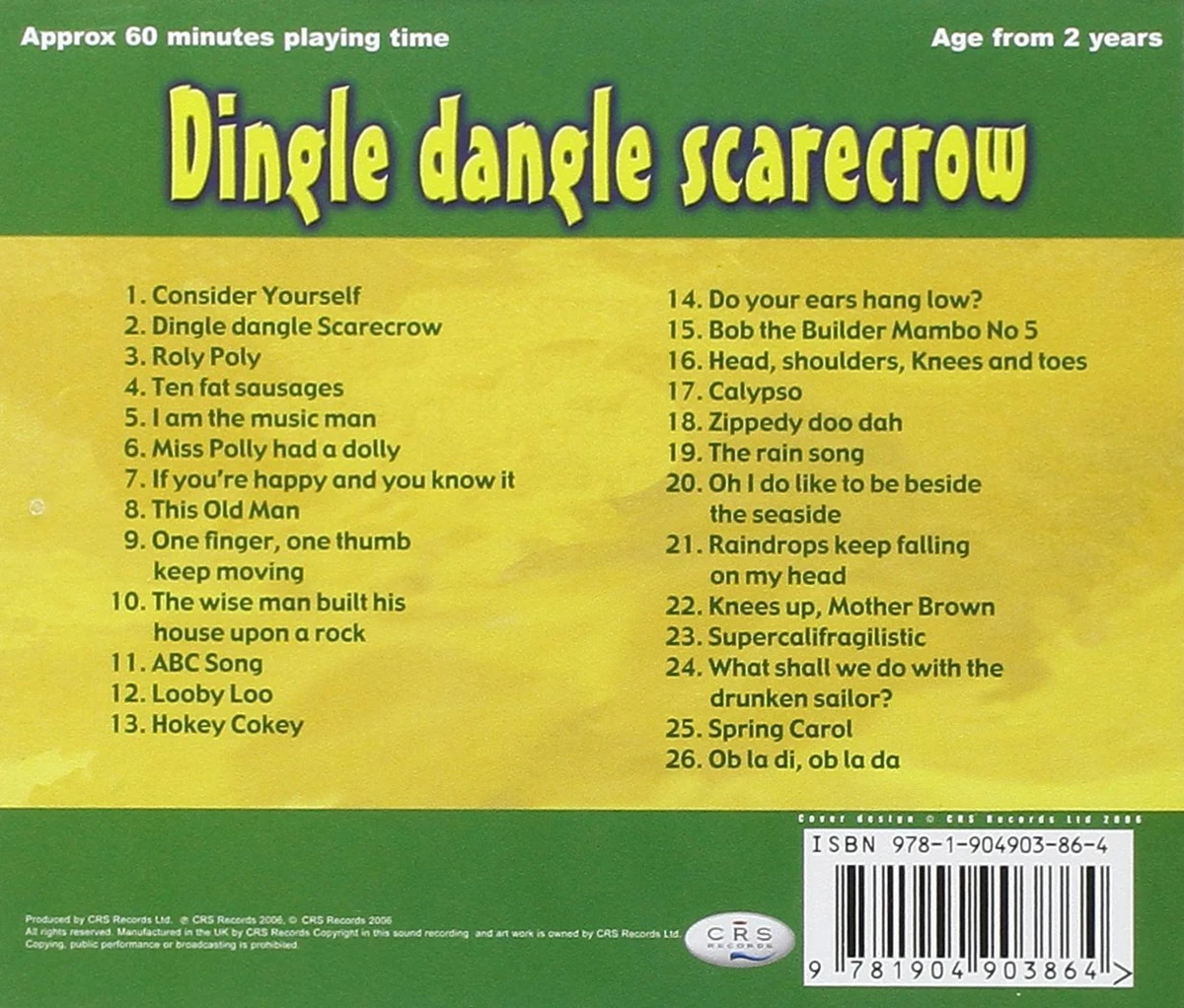 Dingle Dangle Scarecrow (album) | CRS Records Wiki | Fandom