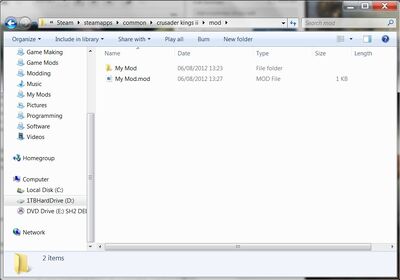 Setting up a mod | Crusader Kings II Wiki | Fandom