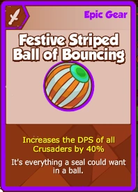 Festive Striped Ball of Bouncing | Crusaders Of The Lost Idols Wikia ...