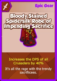 Bloody Stained Spidersilk Robe of Impending Sacrifice | Crusaders Of ...