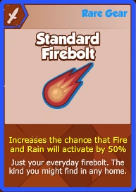 Standard Firebolt | Crusaders Of The Lost Idols Wikia | Fandom
