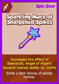 Sparking Mace of Sharpened Spikes | Crusaders Of The Lost Idols Wikia ...