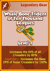 Whale Bone Trident of Ten Thousand Leagues (Legendary) | Crusaders Of ...