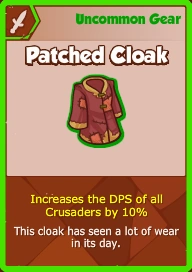 Patched Cloak | Crusaders Of The Lost Idols Wikia | Fandom