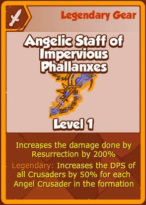 Angelic Staff of Impervious Phallanxes (Legendary) | Crusaders Of The ...