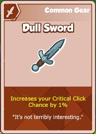 Dull Sword | Crusaders Of The Lost Idols Wikia | Fandom