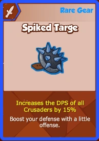 Spiked Targe | Crusaders Of The Lost Idols Wikia | Fandom