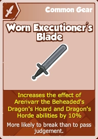 Worn Executioner's Blade | Crusaders Of The Lost Idols Wikia | Fandom