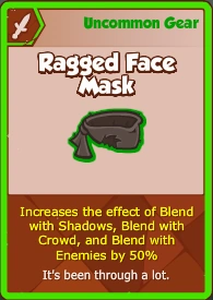 Ragged Face Mask | Crusaders Of The Lost Idols Wikia | Fandom