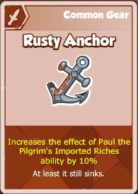 Rusty Anchor | Crusaders Of The Lost Idols Wikia | Fandom