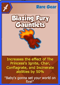 Blazing Fury Gauntlets | Crusaders Of The Lost Idols Wikia | Fandom