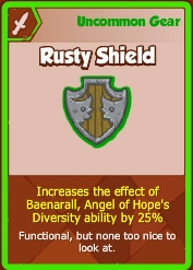 Rusty Shield | Crusaders Of The Lost Idols Wikia | Fandom