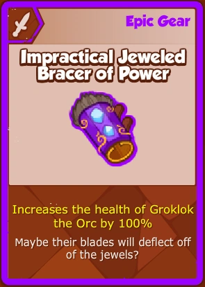 Impractical Jeweled Bracer of Power | Crusaders Of The Lost Idols Wikia ...