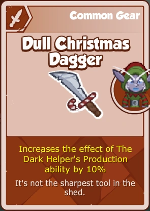 Dull Christmas Dagger | Crusaders Of The Lost Idols Wikia | Fandom