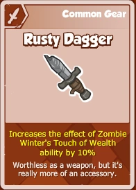 Rusty Dagger | Crusaders Of The Lost Idols Wikia | Fandom