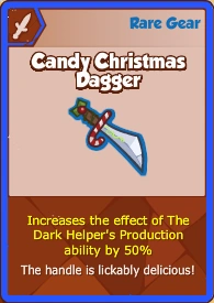 Candy Christmas Dagger | Crusaders Of The Lost Idols Wikia | Fandom