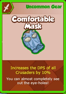 Comfortable Mask | Crusaders Of The Lost Idols Wikia | Fandom