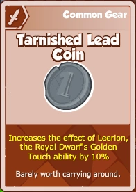 Tarnished Lead Coin | Crusaders Of The Lost Idols Wikia | Fandom