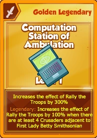 Computation Station of Ambulation (Golden Legendary) | Crusaders Of The ...