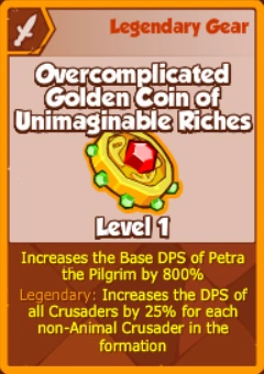 Overcomplicated Golden Coin of Unimaginable Riches (Legendary ...