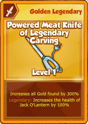 Powered Meat Knife of Legendary Carving (Golden Legendary) | Crusaders ...
