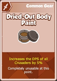 Dried-Out Body Paint | Crusaders Of The Lost Idols Wikia | Fandom