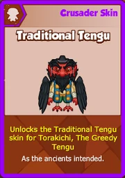 Torakichi, The Greedy Tengu | Crusaders Of The Lost Idols Wikia | Fandom