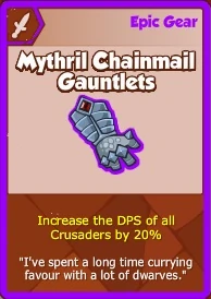 Mithril Chainmail Gauntlets | Crusaders Of The Lost Idols Wikia | Fandom
