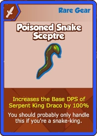 Poisoned Snake Sceptre | Crusaders Of The Lost Idols Wikia | Fandom