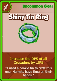 Shiny Tin Ring | Crusaders Of The Lost Idols Wikia | Fandom