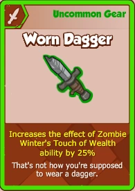 Worn Dagger | Crusaders Of The Lost Idols Wikia | Fandom