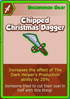 Chipped Christmas Dagger | Crusaders Of The Lost Idols Wikia | Fandom