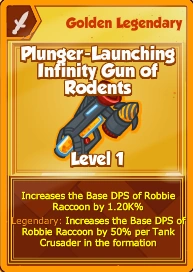 Plunger-Launching Infinity Gun of Rodents (Golden Legendary ...