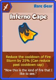 Inferno Cape | Crusaders Of The Lost Idols Wikia | Fandom
