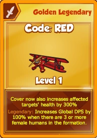 Code Red (Golden Legendary) | Crusaders Of The Lost Idols Wikia | Fandom