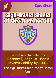 Sigil-Inlaid Shield of Great Protection | Crusaders Of The Lost Idols ...