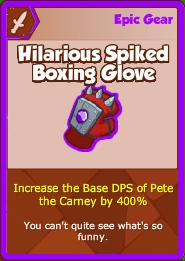 Hilarious Spiked Boxing Glove | Crusaders Of The Lost Idols Wikia | Fandom