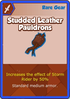 Studded Leather Pauldrons | Crusaders Of The Lost Idols Wikia | Fandom