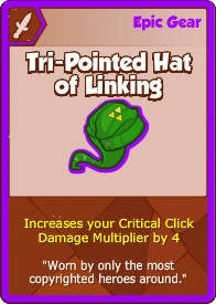 Tri-Pointed Hat of Linking | Crusaders Of The Lost Idols Wikia | Fandom