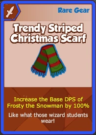 Trendy Striped Christmas Scarf | Crusaders Of The Lost Idols Wikia | Fandom