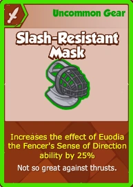 Slash-Resistant Mask | Crusaders Of The Lost Idols Wikia | Fandom