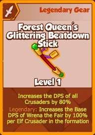 Forest Queen's Glittering Beatdown Stick | Crusaders Of The Lost Idols ...