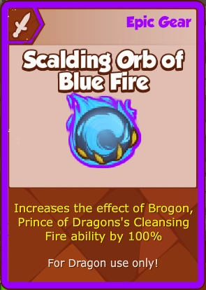 Scalding Orb of Blue Fire | Crusaders Of The Lost Idols Wikia | Fandom