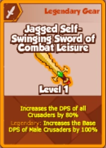 Jagged Self-Swinging Sword of Combat Leisure | Crusaders Of The Lost ...