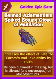 Banned Adamantium Spiked Boxing Glove of Mutilation | Crusaders Of The ...