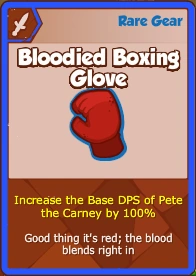 Bloodied Boxing Glove | Crusaders Of The Lost Idols Wikia | Fandom