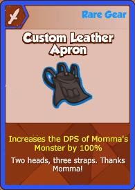 Custom Leather Apron | Crusaders Of The Lost Idols Wikia | Fandom