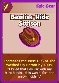 Basilisk-Hide Stetson | Crusaders Of The Lost Idols Wikia | Fandom