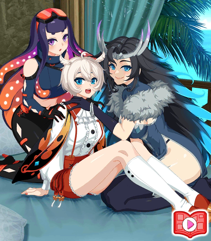 Kaiju Girls Animated Pinup | Crush Crush Wikia | Fandom